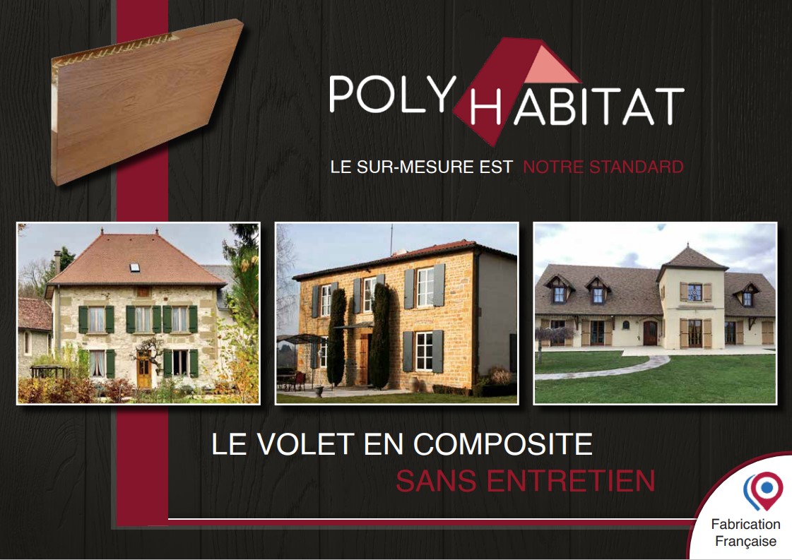 Volet Composite - Sans entretien - Polyhabitat